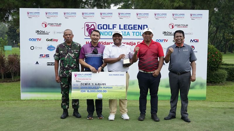 Ahris Tampil AntiKlimaks, Benny Kasiadi Juara di Golf Legend Indonesia Tour-H.M.Widarsadipradja ...