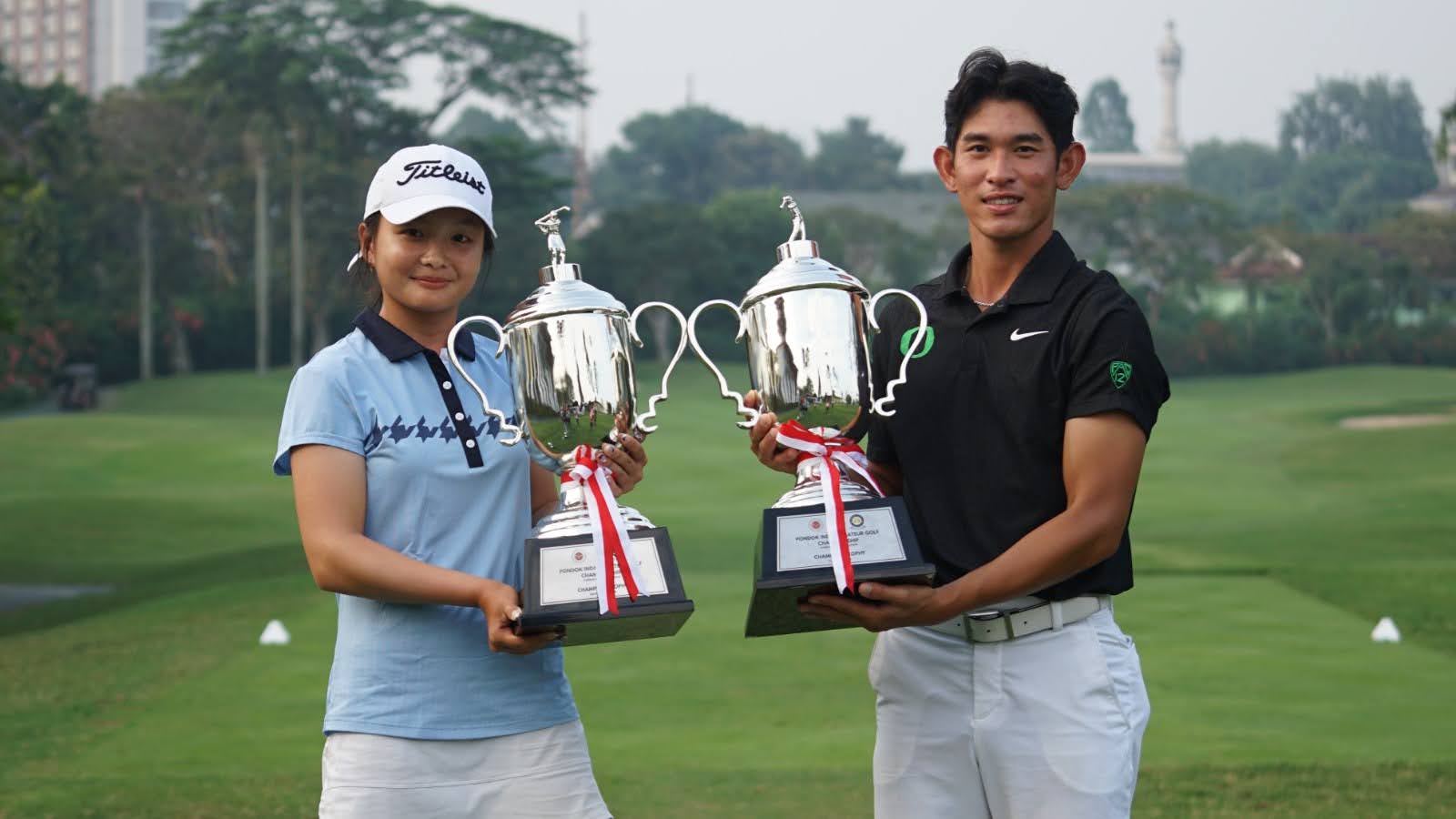 Gabriel Hansel Hari & Elaine Widjaja Angkat Trofi Medco-Pondok Indah ...