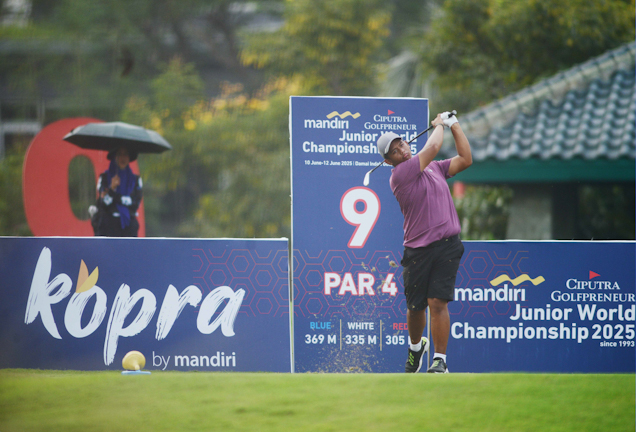 Rayhan Abdul Latief Pimpin Round 1 Mandiri Ciputra Golfpreneur Junior Golf Championship 2025 ...