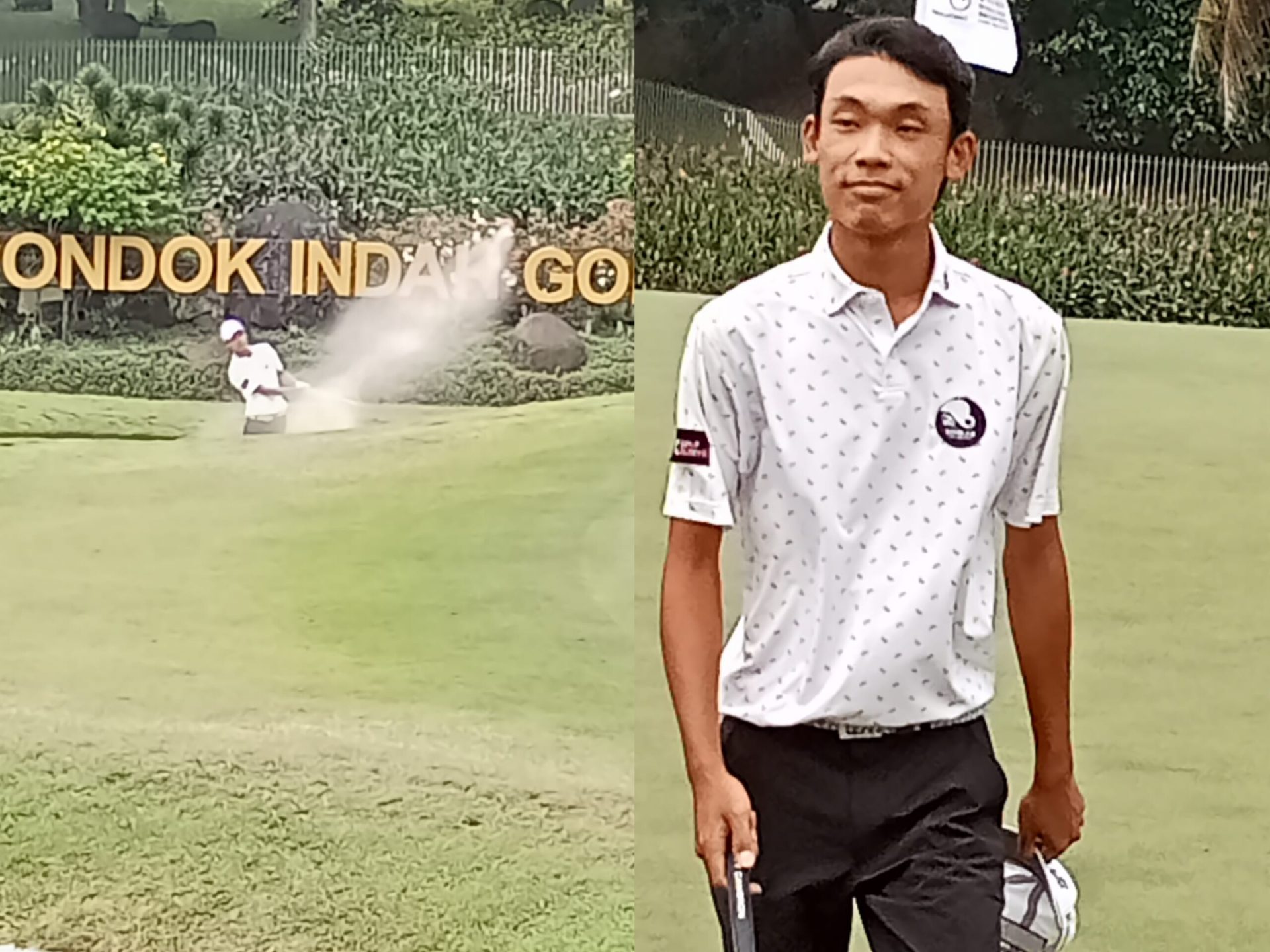 Randy Arbenata Teratas menuju Final Medco-Pondok Indah International Amateur Golf Championship ...